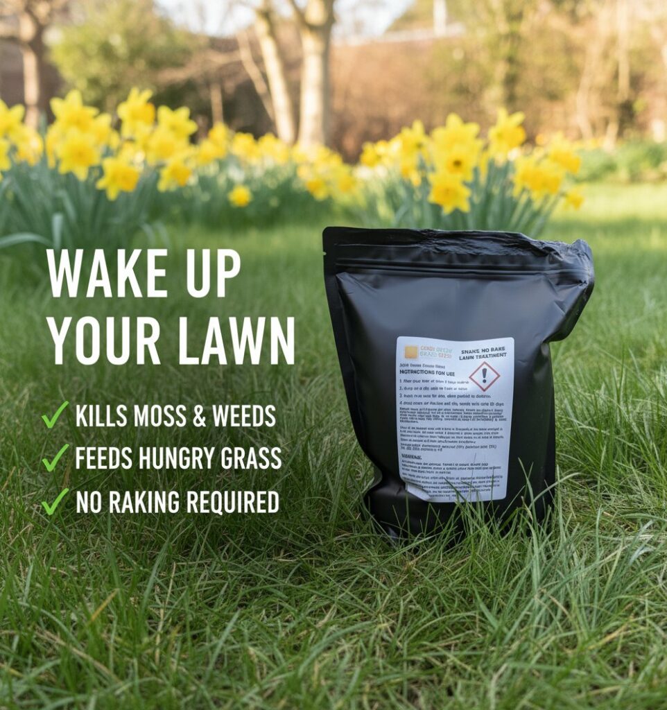 Spring Lawn Treatment | 3-in-1 Feed, Weed & Moss Killer
